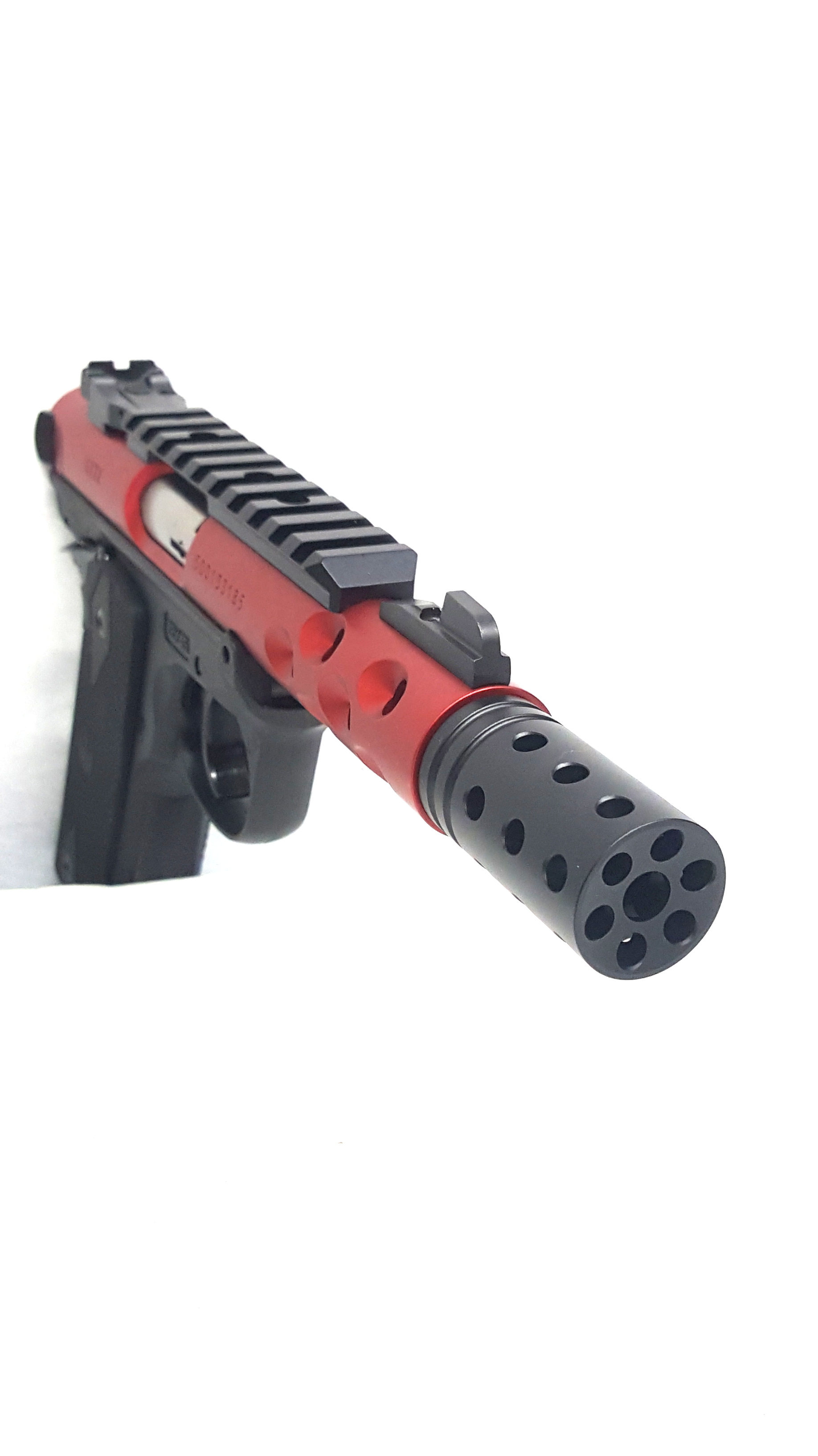 JWH Custom Black Muzzle Brake for Ruger 10/22 Threaded Bull Barrels ...